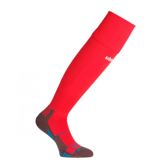 Medias Uhlsport Team Pro Player Rojo-Blanco - Fútbol Emotion