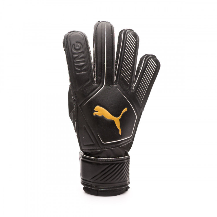 Guante de portero Puma King 4 Puma black-Gold-Puma white - Fútbol Emotion