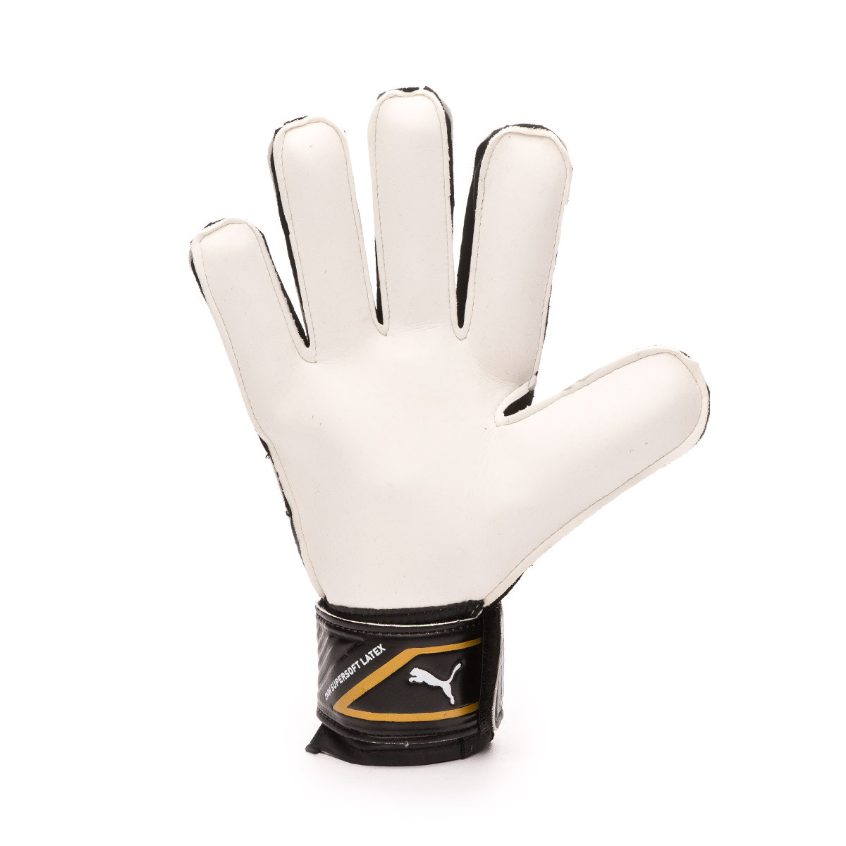 Guante de portero Puma King 4 Puma black-Gold-Puma white - Fútbol Emotion
