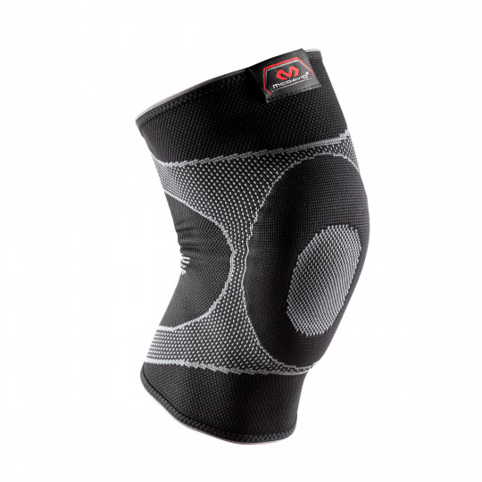 Rodillera McDavid de Tejido Elástico con Soportes En Gel Negro - Fútbol ...