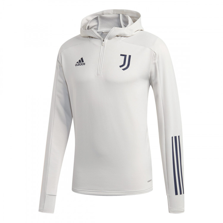 Sudadera Adidas Juventus Track Hoodie 2020 2021 Orbit Grey Legend Ink