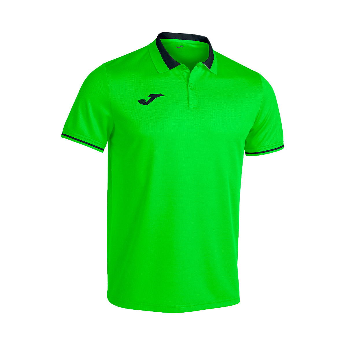 Polo shirt Joma Championship VI Fluorescent Green-Black - Fútbol Emotion