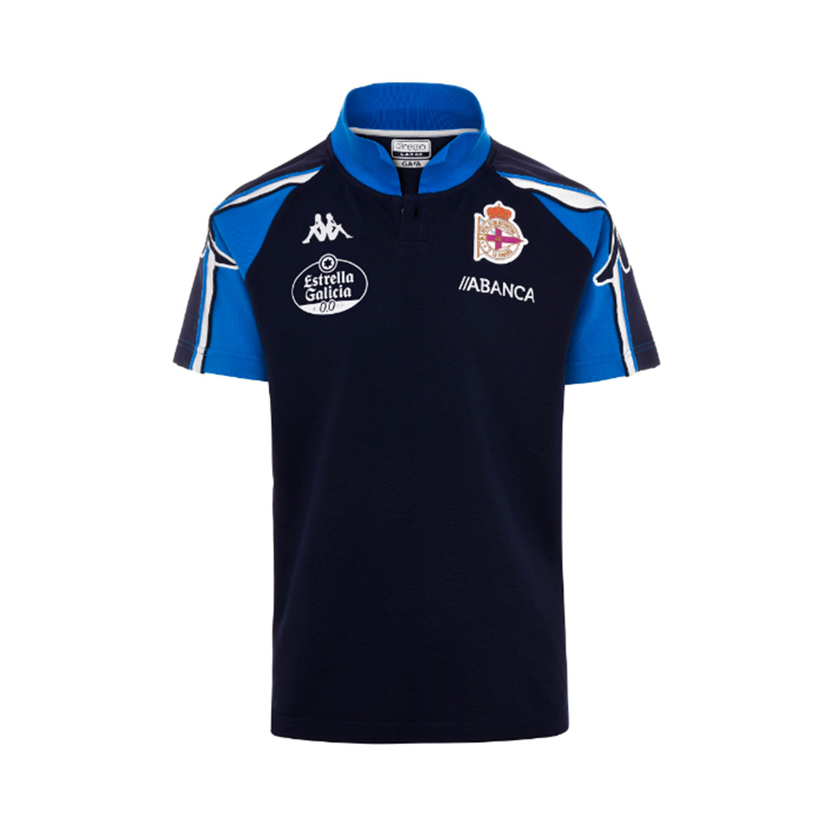 Polo Kappa Deportivo La Coruña Fanswear 2022 2023 Blue Fútbol Emotion