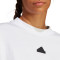 T-Shirt adidas Women Future Icons 3 Stripes White - Fútbol Emotion