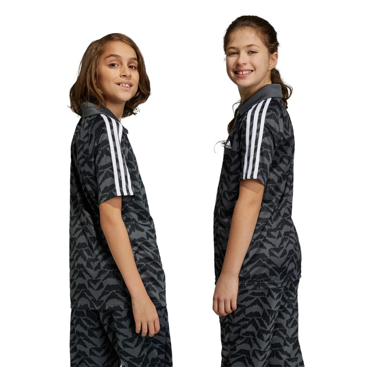 Jersey adidas Kids Xpress Grey Six-Black-White - Fútbol Emotion