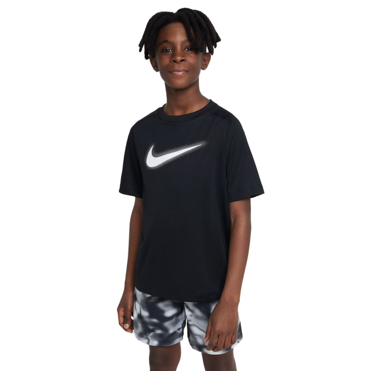 Camiseta Nike Multi + Niño Black-White - Fútbol Emotion