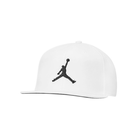 Gorra Jordan Jordan Pro Jumpman Snapback White-Black - Fútbol Emotion