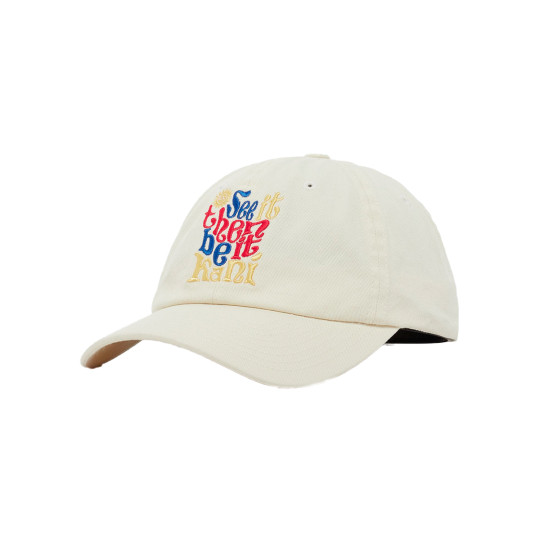 Cap Karl Kani Woven Signature Distressed Off Weiß - Fútbol Emotion