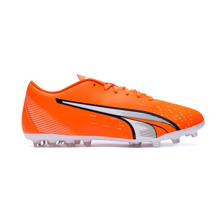 Football Boots Puma Ultra Play MG Ultra Orange-White-Blue Glimmer ...