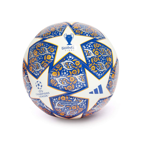 Ball adidas UEFA Champions League League J290 White-Royal Blue-Solar ...