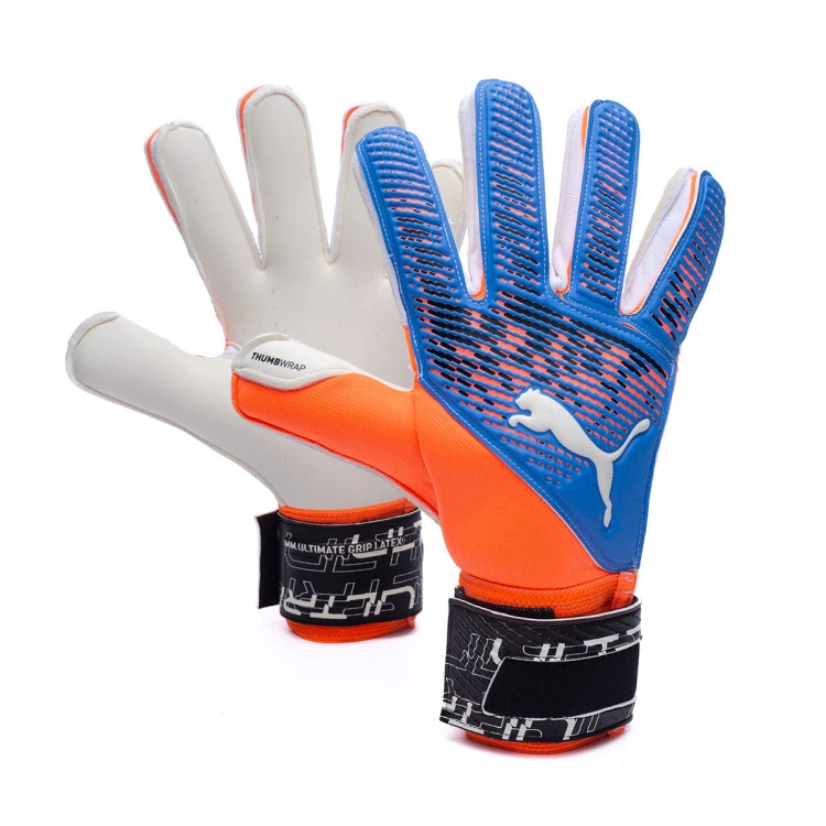 Luvas Puma Ultra Grip 2 RC Ultra Orange-Blue Glimmer - Fútbol Emotion