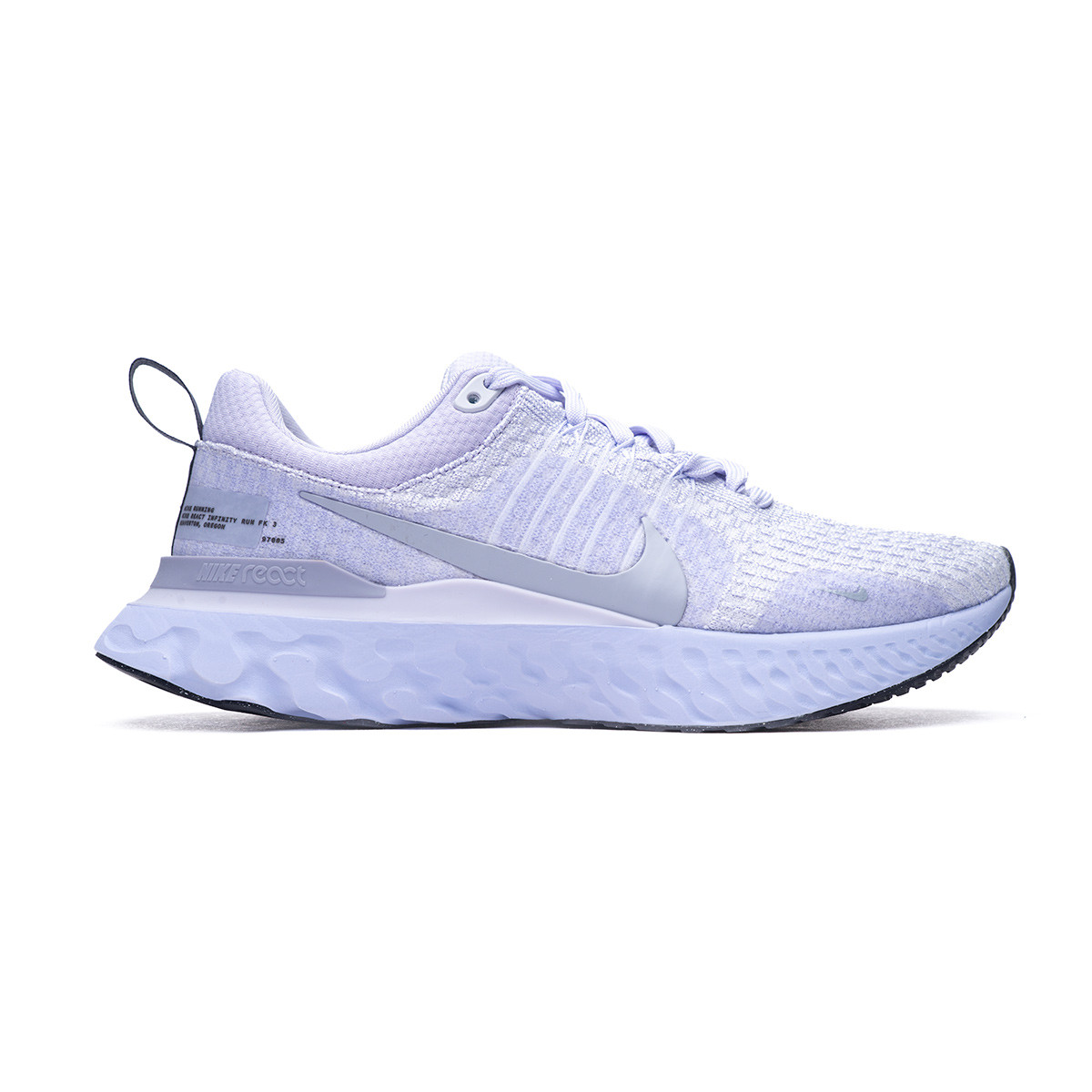 Zapatilla Nike React Infinity Run Fk 3 Palest Purple-Indigo Haze-Oxygen ...