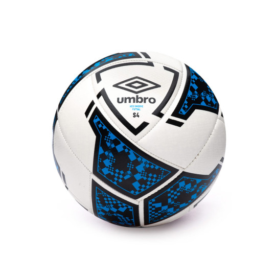 Ball Umbro Neo Fustal Swerve White - Black - Malibu Blue - Fútbol Emotion