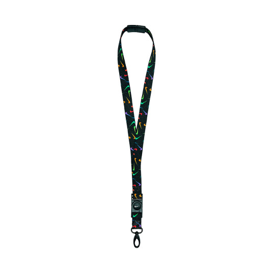 Key chain Nike Premium Lanyard Multi-Black-White - Fútbol Emotion
