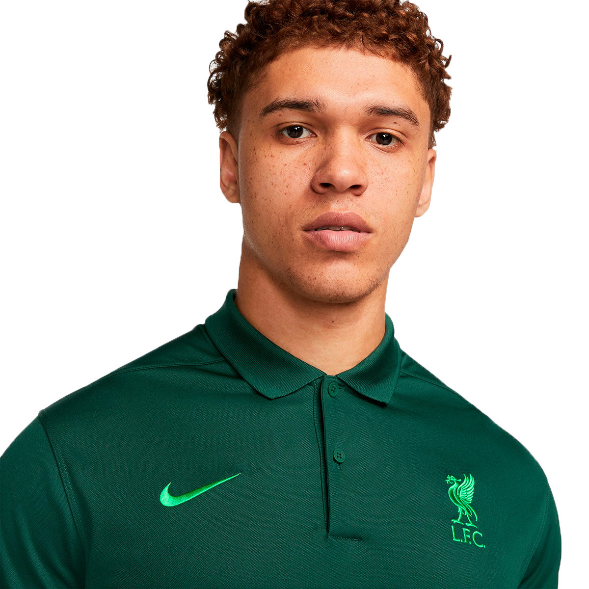 Polo Nike Liverpool FC Fanswear 2023-2024 Pro Vert-Vert Spark - Fútbol ...