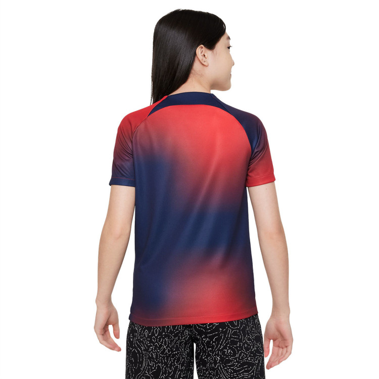 Camiseta Nike Paris Saint-Germain FC Pre-Match 2023-2024 Niño Midnight Navy-University Red-White ...