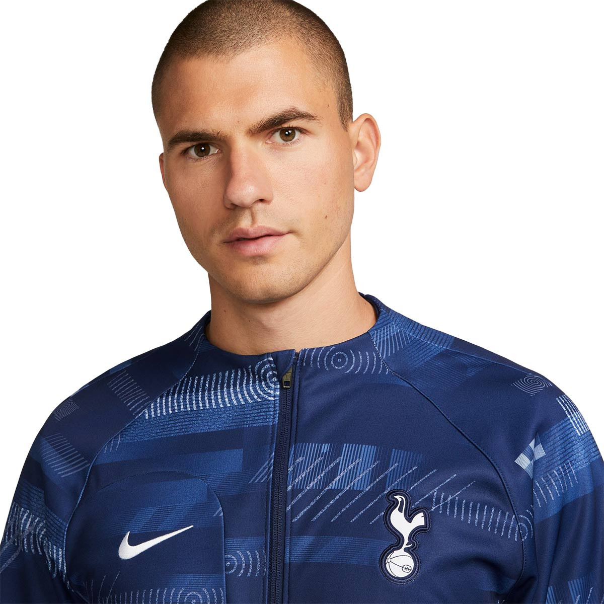 Veste Nike Tottenham Entraînement 2023-2024 Blanc-Binary Bleu-Iron ...