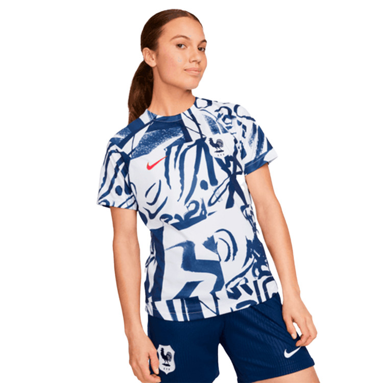 Maillot Nike France Pre-Match Coupe du monde féminine 2023 Femmes Blanc ...