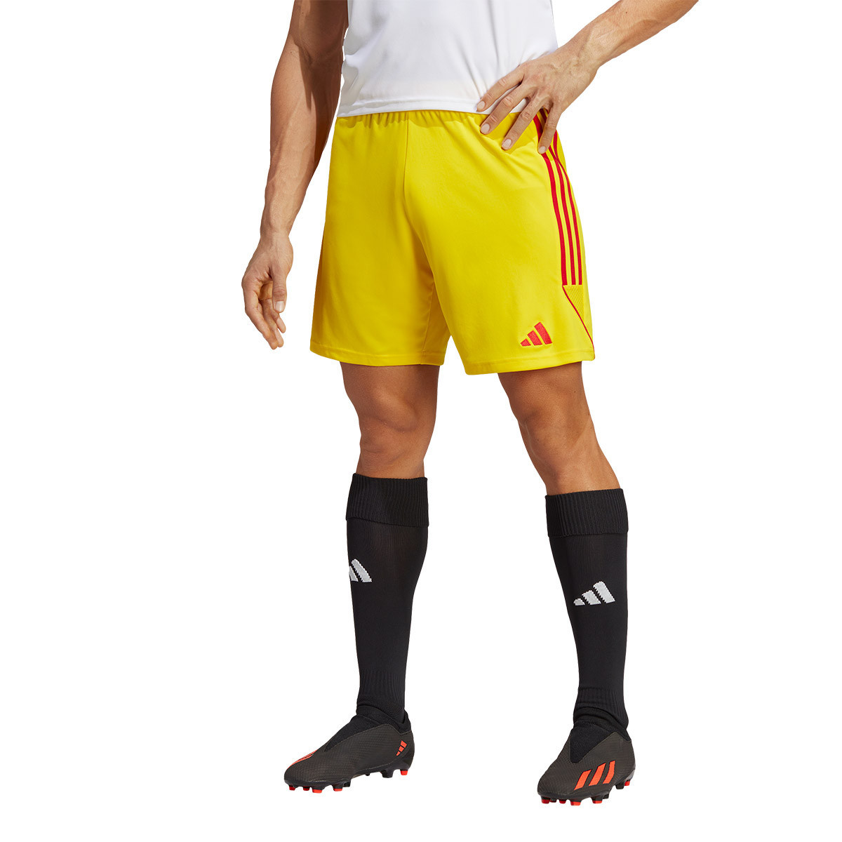 Shorts adidas Tiro 23 League Team Yellow-Team Colleg Red - Fútbol Emotion