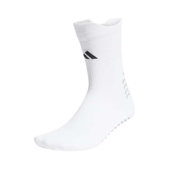 Socks Adidas Classic Football Grip Printed Cushioned 1 Pair White