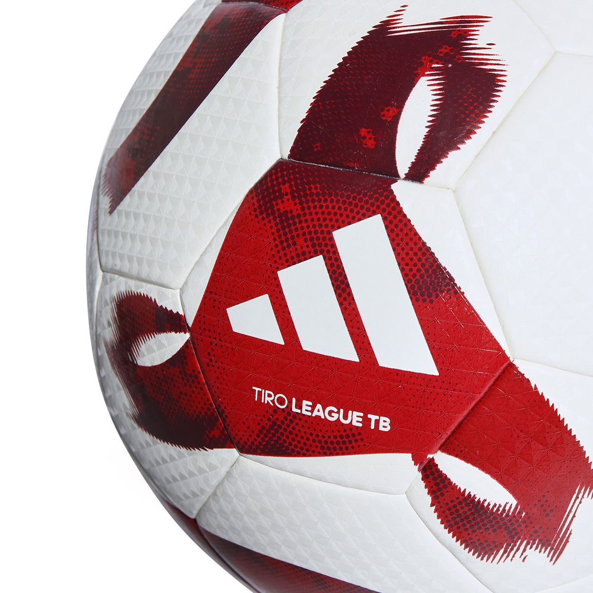 Balón adidas Tiro League White-Team Colleg Burgundy-Team Colleg Red ...
