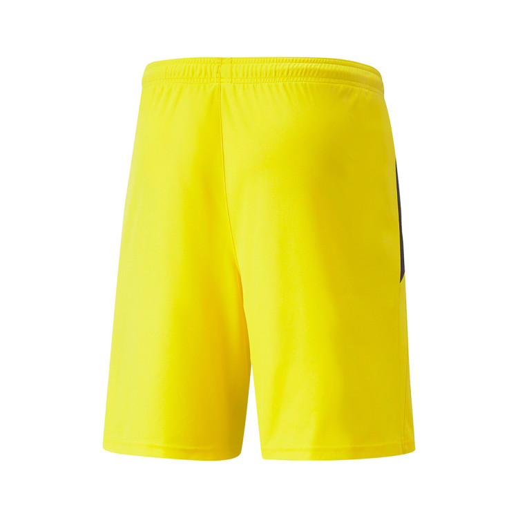 Shorts Puma teamLIGA Cyber Yellow-Black - Fútbol Emotion