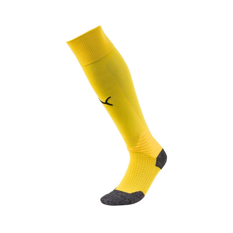 Medias Puma teamLIGA Cyber Yellow-Black - Fútbol Emotion