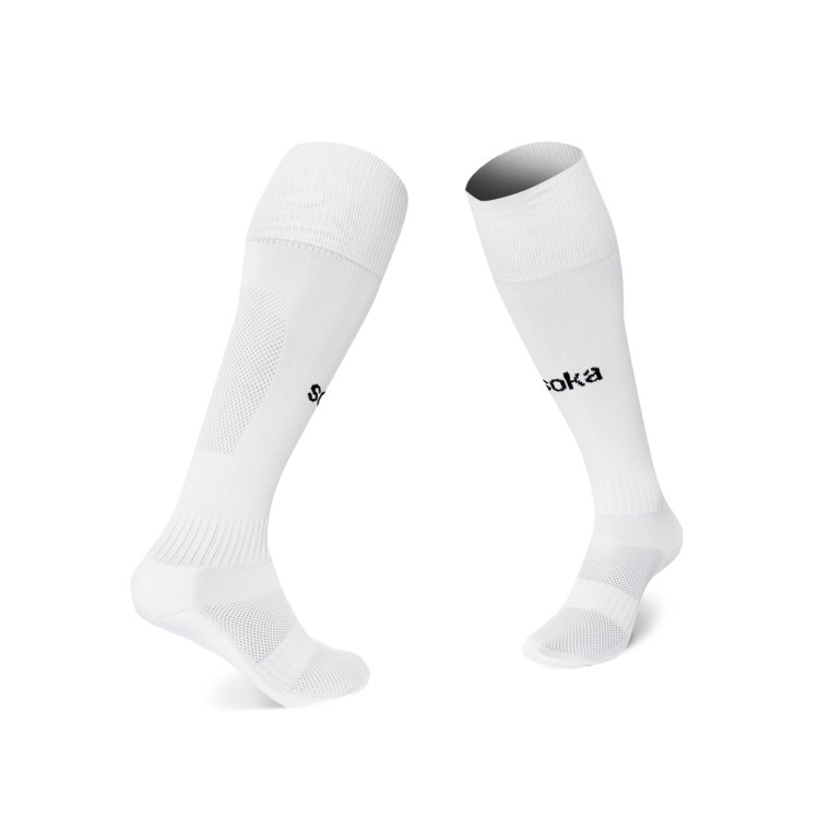 Football Socks Soka Soul Ice White - Fútbol Emotion