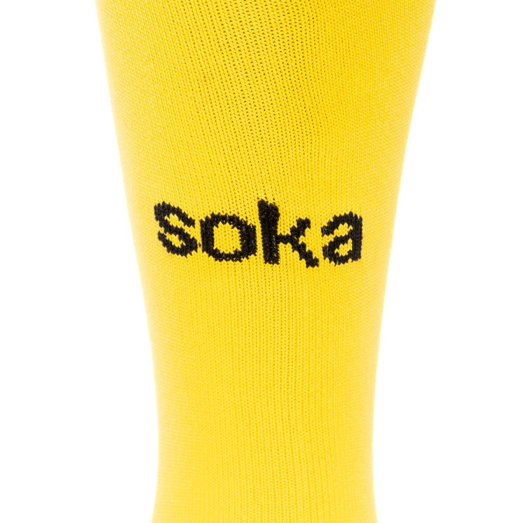 Football Socks Soka Soul Banana Yellow - Fútbol Emotion