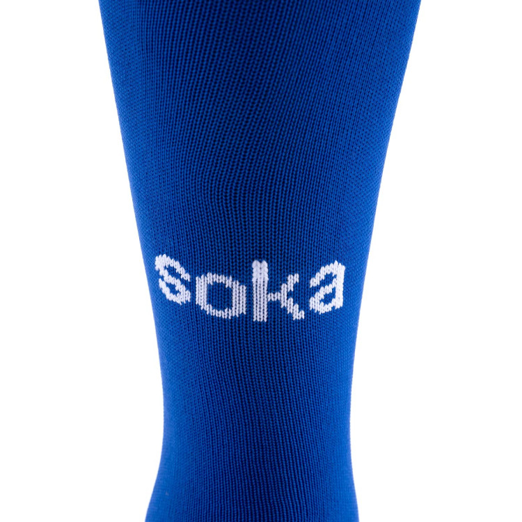 Football Socks Soka Soul Sea Blue - Fútbol Emotion