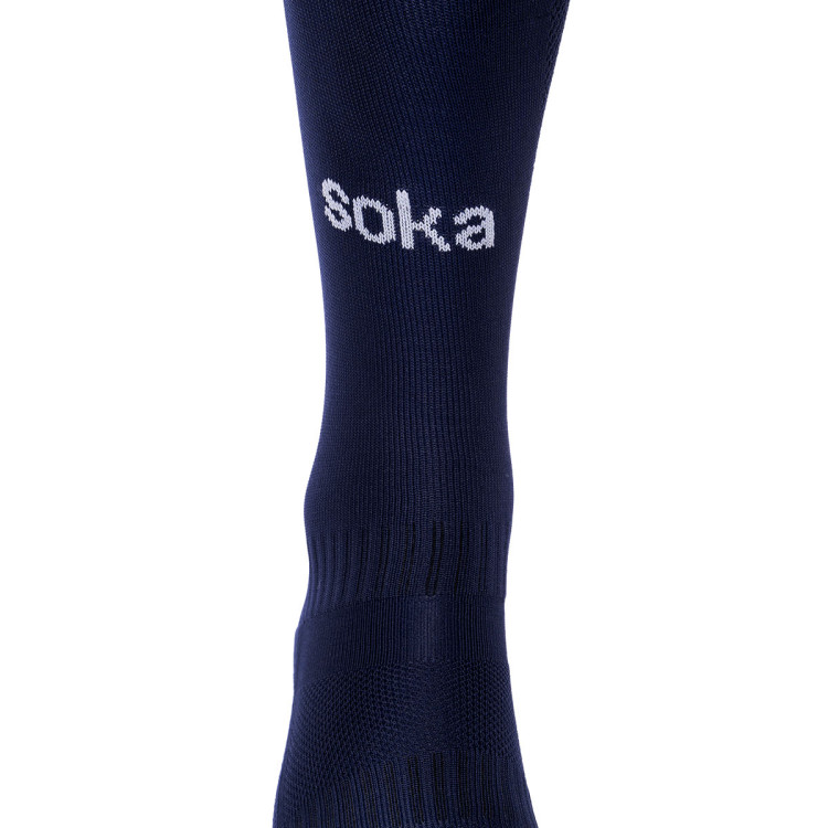 Football Socks Soka Soul Storm Blue - Fútbol Emotion