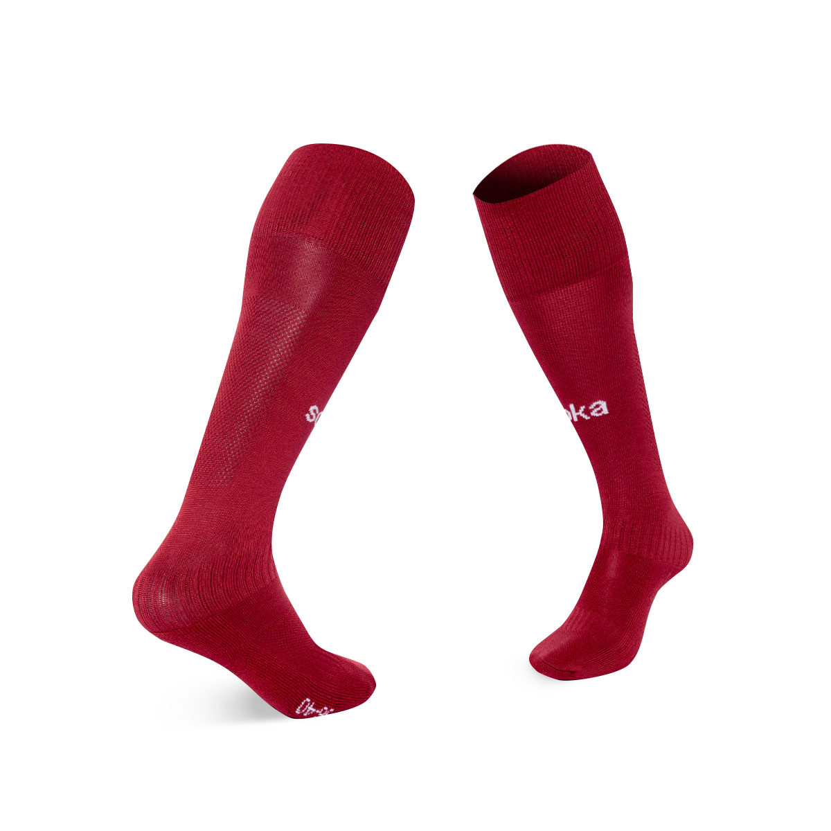 Football Socks Soka Soul Pure Burgundy - Fútbol Emotion