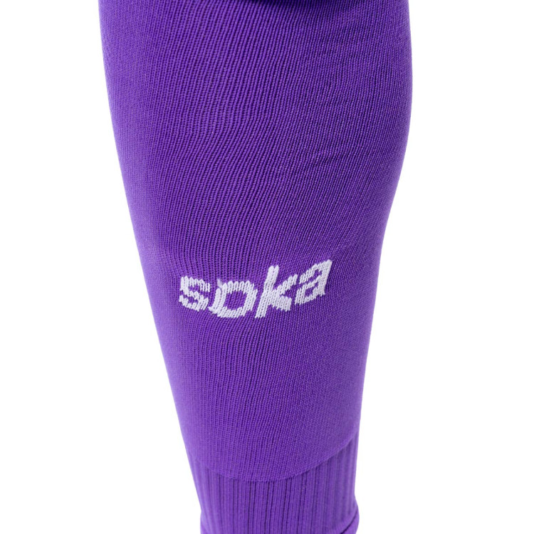 Football Socks Soka Tubular Soul Ultraviolet - Fútbol Emotion
