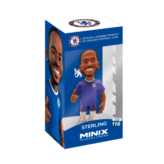 Banbo Toys Muñeco Minix Chelsea FC (12 cm) Sterling - Fútbol Emotion