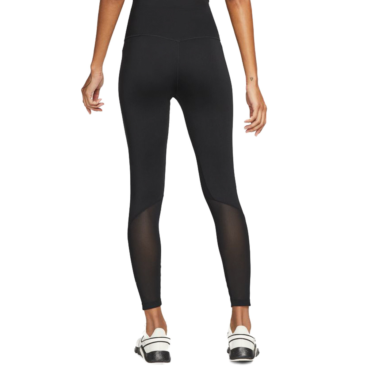 Malla Nike Dri-Fit One Mujer Black-White - Fútbol Emotion