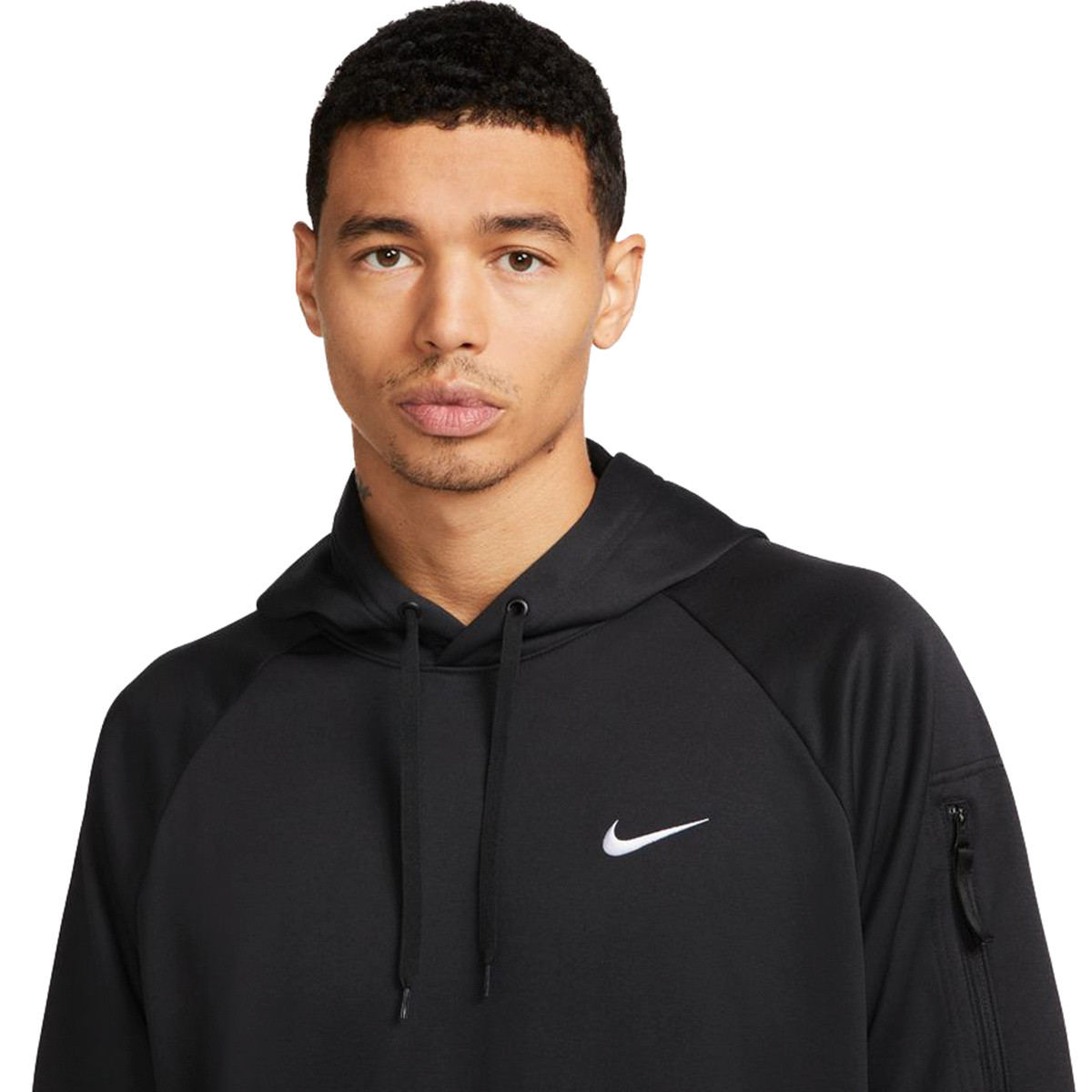 Sudadera Nike Therma-Fit Pullover Fitness Hoodie Black-Grey - Fútbol ...