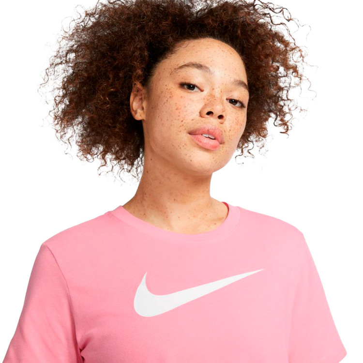 Camisola Nike Dri-Fit Swoosh Mulher Coral chalk-Pure-Heather-White ...