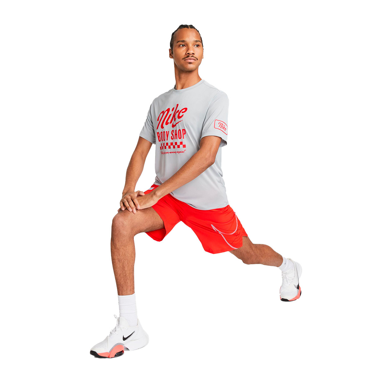 Camiseta Nike Dri-Fit Body Shop Wolf Grey - Fútbol Emotion