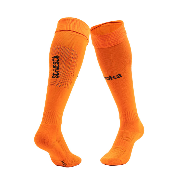 Football Socks Soka SD Huesca Goalkeeper Home Kit 2023-2024 Orange ...