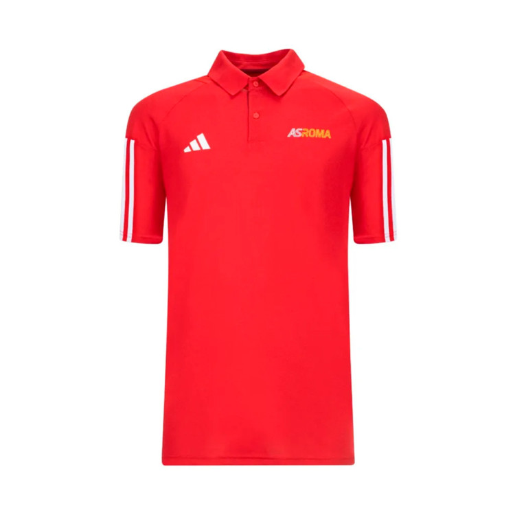 Polo shirt adidas AS Roma Fanswear 2023-2024 Power Red - Fútbol Emotion