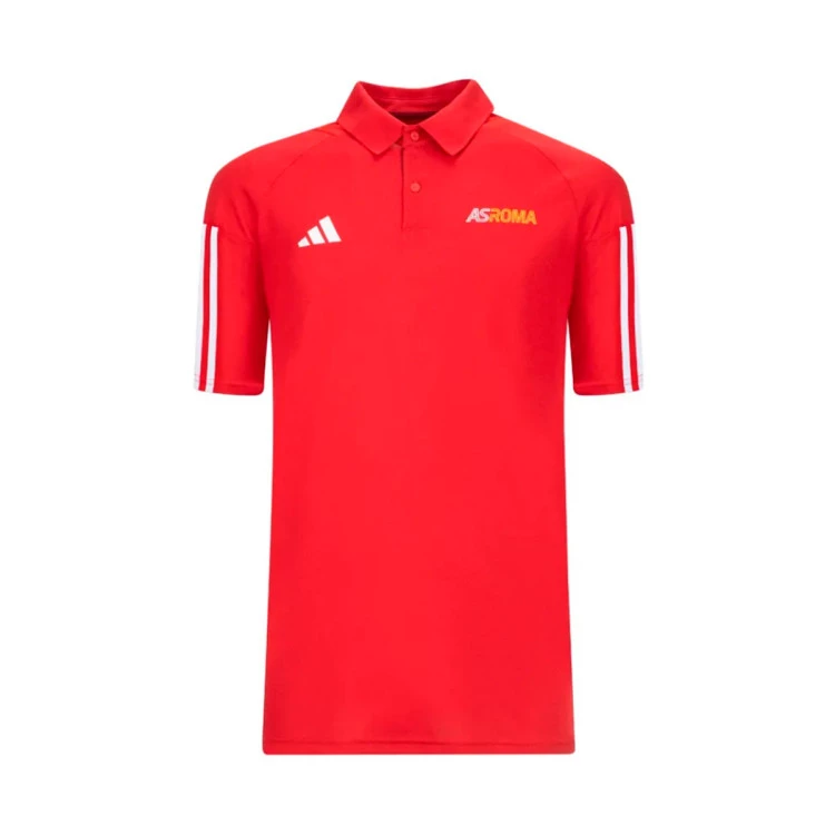 Polo shirt adidas AS Roma Fanswear 2023-2024 Power Red - Fútbol Emotion