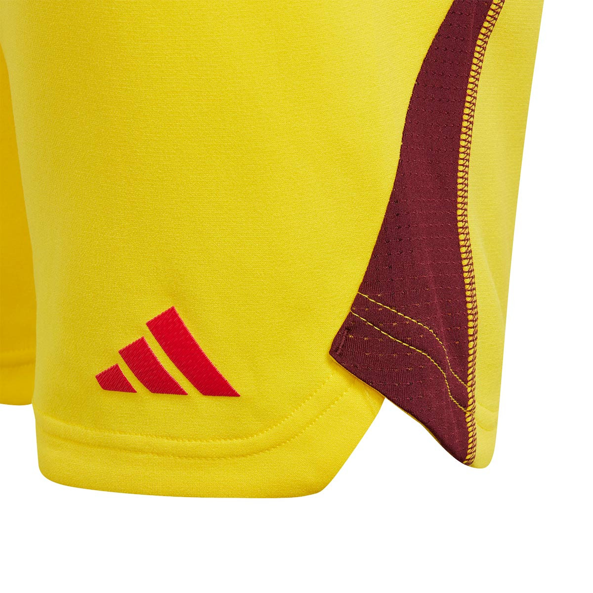 Shorts adidas Kids AS Roma Goalkeeper Home Kit Shorts 2023-2024 Yellow ...