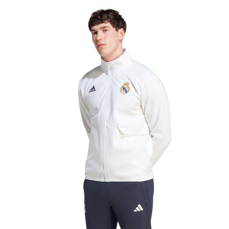 Jacket adidas Real Madrid Pre-Match 2023-2024 White - Fútbol Emotion