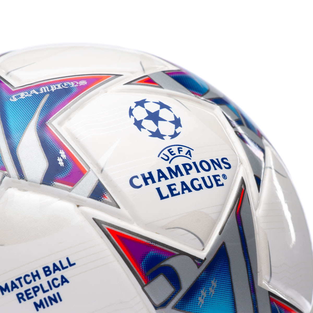Ball adidas Mini Champions League 2023-2024 White-Silver met-Bright cyan-Shock purpl - Fútbol ...
