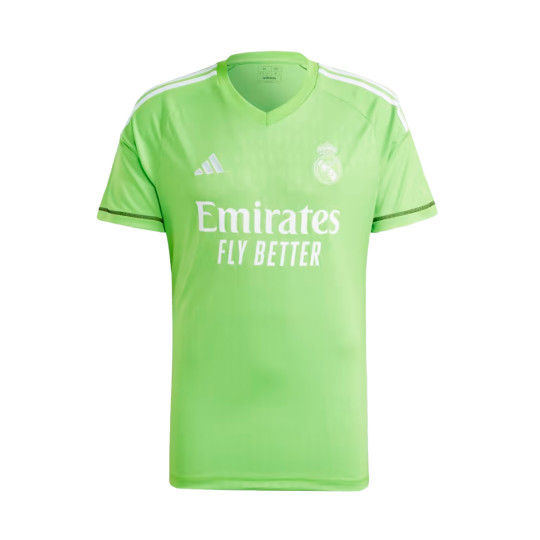 Maillot adidas Real Madrid Maillot Domicile Gardien 2023-2024 Team Semi Solar-Vert - Fútbol Emotion