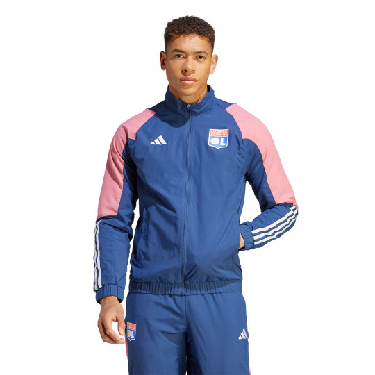 Veste adidas Olympique Lyon Entraînement 2023-2024 Tech Indigo-Hazy ...