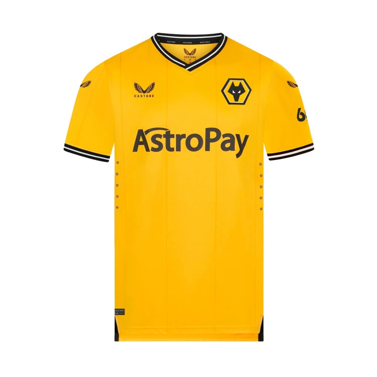 Jersey Castore Wolverhampton Wanderes Home Jersey 2023-2024 Yellow ...
