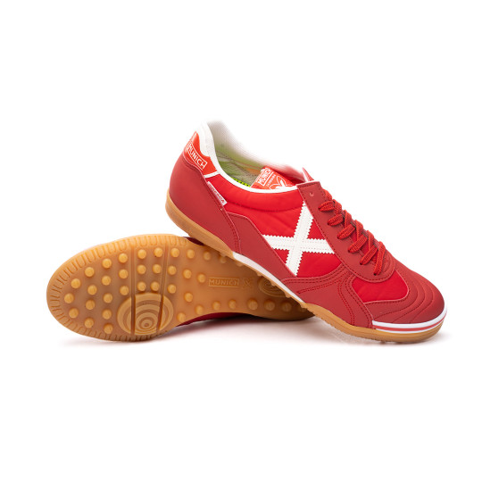 Chuteira Munich Gresca Genius Turf Red - Fútbol Emotion