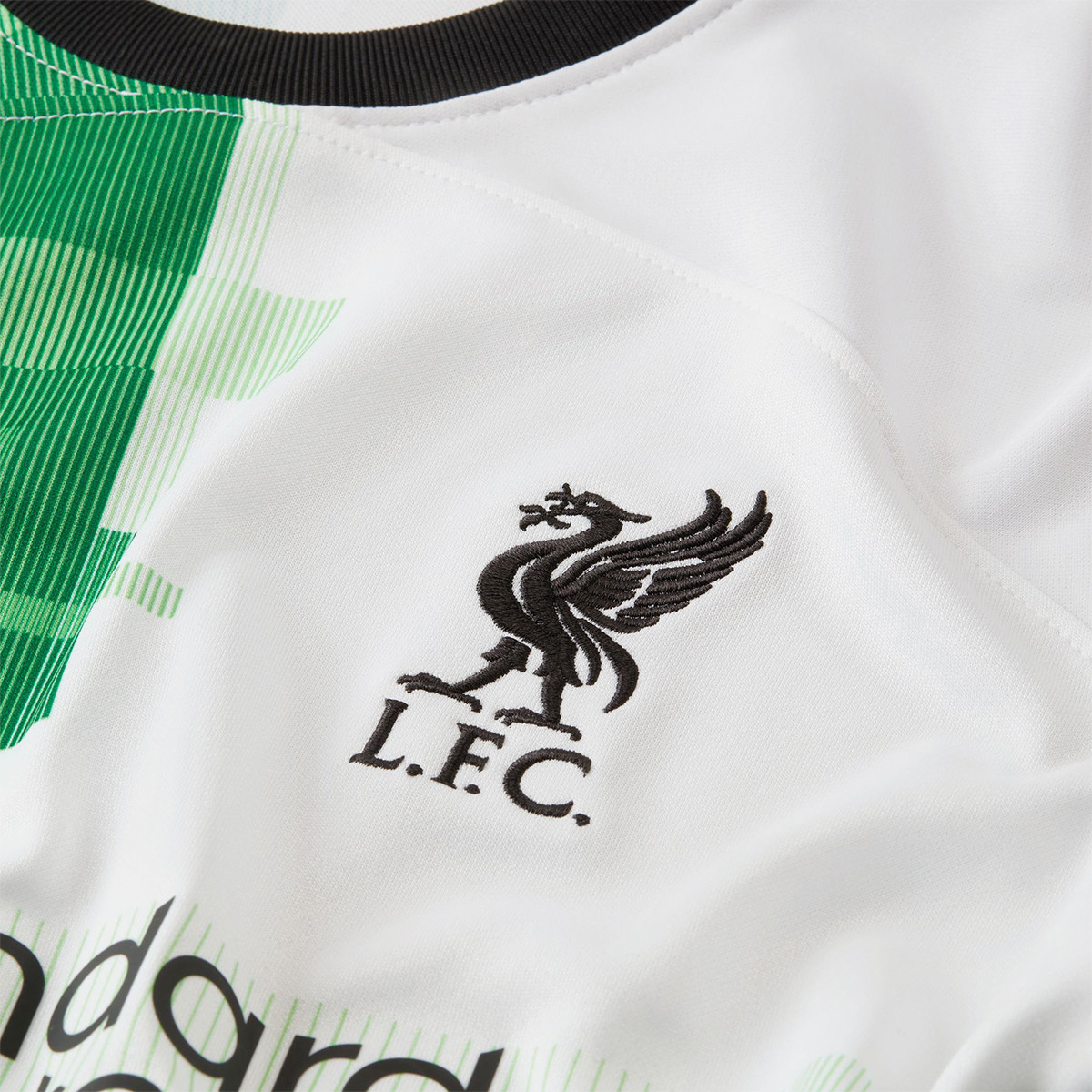 Maglia Nike Liverpool FC Seconda Divisa 2023-2024 Bambino White-Green ...