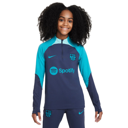 Sudadera Nike FC Barcelona Training 2023-2024 Niño Thunder Blue-Light ...